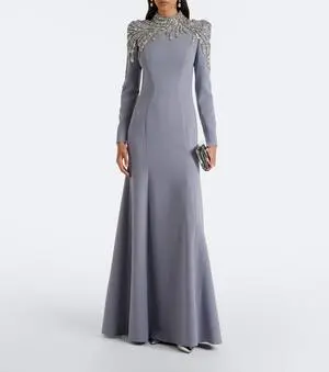 Jenny Packham Viper Crystal-embellished Gown