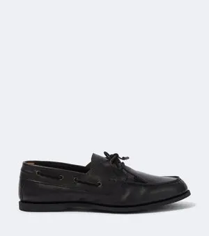Frescobol Carioca Marina Leather Boat Shoes