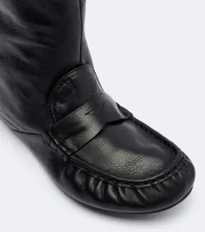 Acne Studios Bojan Leather Knee-high Boots