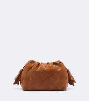 Zimmermann Cloud 91 Medium Leather And Suede Clutch - Brown