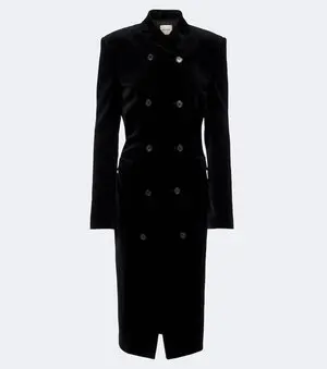 Khaite Rolon Cotton Double-breasted Coat - Black