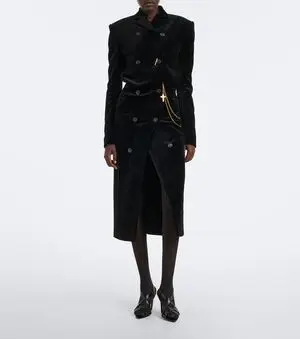 Khaite Rolon Cotton Double-breasted Coat