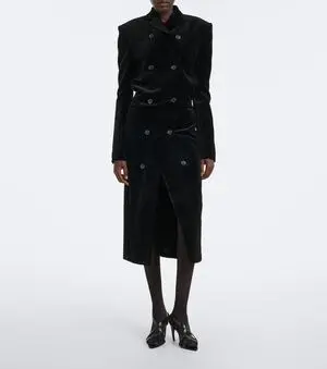 Khaite Rolon Cotton Double-breasted Coat