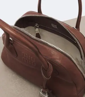 Miu Miu Vivant Leather Shoulder Bag
