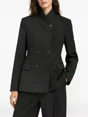 IRO PARIS Double-breasted High-neck Jacket
