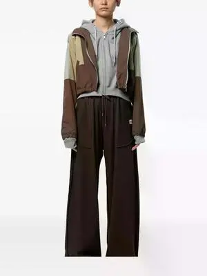 Mihara Yasuhiro Layered Zip-up Jacket - Brown