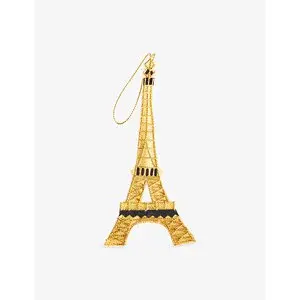 SELFRIDGES EDIT Paris City Gold Eiffel Tower Christmas Decoration - One-color