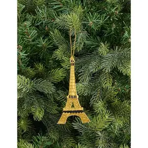 SELFRIDGES EDIT Paris City Gold Eiffel Tower Christmas Decoration