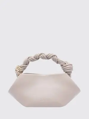 GANNI Mini Handbag In Recycled Leather With Butterfly Logo