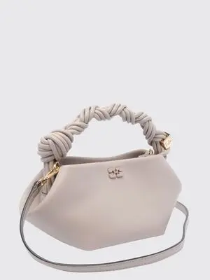 GANNI Mini Handbag In Recycled Leather With Butterfly Logo