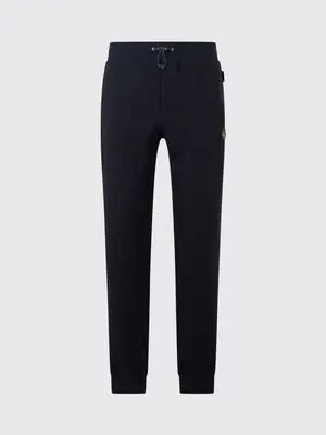 Philipp Plein Jersey Jogging Pants With Drawstring And Jacquard Hexagon Logo - Blue