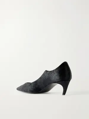 Khaite Valerie 55 Calf Hair Pumps
