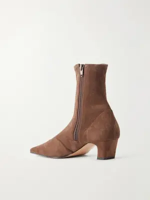 Khaite Nevada 40 Suede Ankle Boots