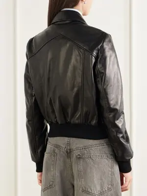 NILI LOTAN Sue Leather Jacket