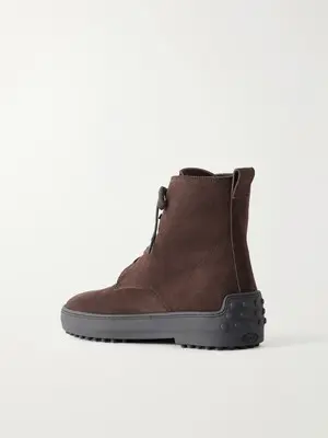TOD'S Win Gomm 84l Suede Ankle Boots