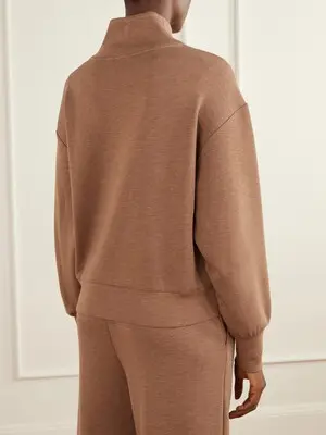 Varley Davidson Stretch-jersey Half-zip Sweatshirt