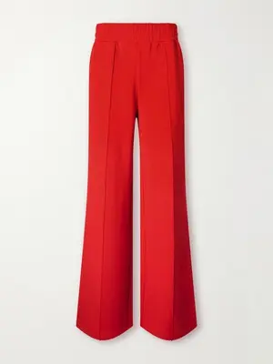 Varley Doublesoft™jersey Wide-leg Pants - Red