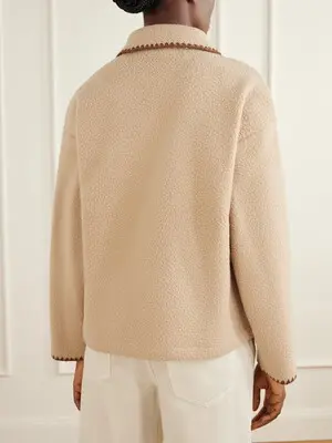 Varley Ruiko Embroidered Recycled-fleece Jacket