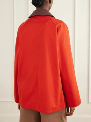 Varley Rylan Corduroy-trimmed Cotton-blend Twill Jacket