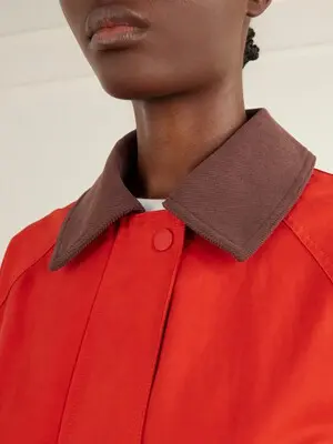 Varley Rylan Corduroy-trimmed Cotton-blend Twill Jacket