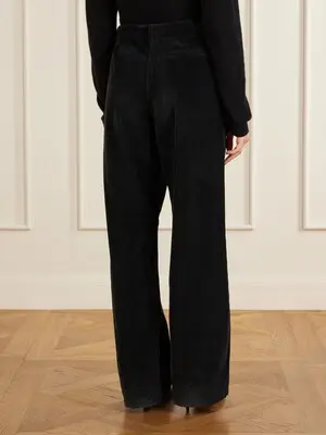 THE ROW Adler Cotton-corduroy Wide-leg Pants