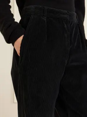 THE ROW Adler Cotton-corduroy Wide-leg Pants