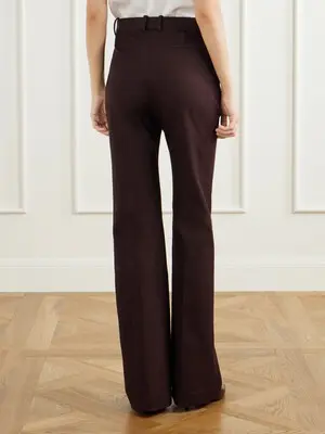 JOSEPH Tafira Stretch-gabardine Straight-leg Pants