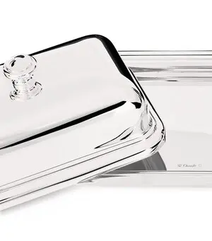 Christofle Plated Albi Butter Dish