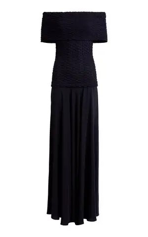 SILVIA TCHERASSI Taylor Knit Maxi Dress L
