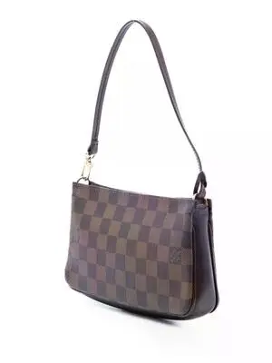LOUIS VUITTON 2001-2006 Damier Ebene Navona Shoulder Bag
