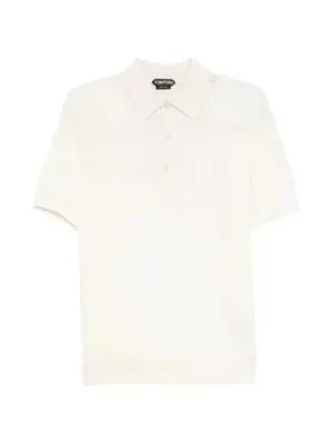 TOM FORD Fine Gauge Polo Shirt - Neutrals