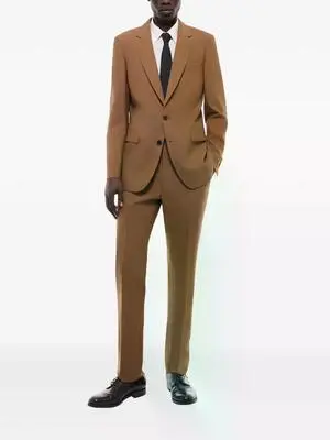 FURSAC Single-breasted Wool Blazer - Brown