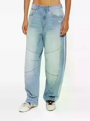 Adidas Side-stripe Tapered Jeans