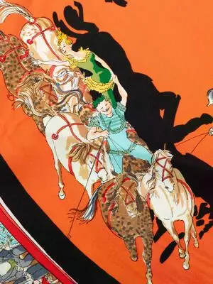 Hermès 2000-2026 Cirque Molier Silk Scarf 90 Scarves