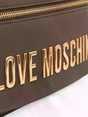Moschino Logo-lettering Zip-up Backpack
