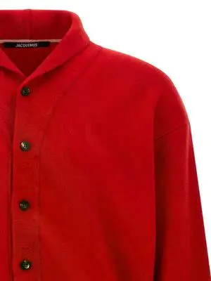 Jacquemus Shawl-collar Knitted Cardigan