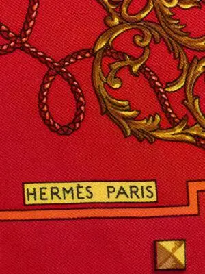Hermès 2017-2021 Les Cles Silk Handkerchief