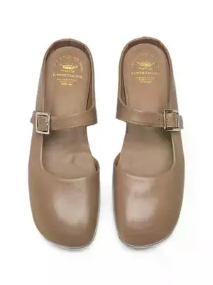 Officine Creative Meredith Buckle-strap Leather Mules