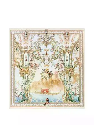 Camilla Twilight In Istanbul Printed Square Scarf - Neutrals