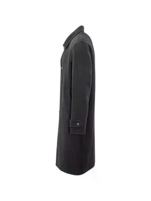 BOSS Button-up Single-breasted Coat