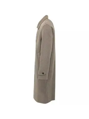 BOSS Relaxed-fit Coat In A Wool Blend
