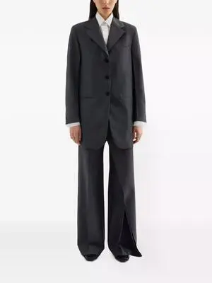 JIL SANDER Fil-à-fil Wool Trousers