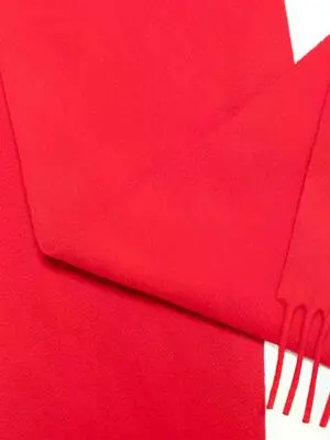 Jacquemus Fringed Logo-patch Scarf