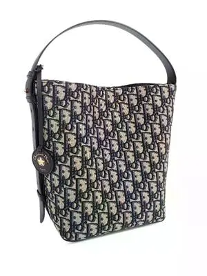 Dior 2000-2026 Small Oblique Canvas Diorstar Bucket Bag