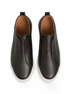 HACKETT  Vision Pebble Leather Sneakers