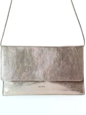 ANN KURZ Metallic-effect Shoulder Bag