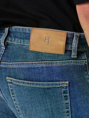 PT TORINO Reggae Faded-effect Straight-leg Jeans