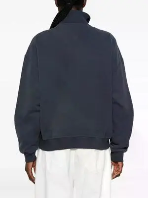 Brunello Cucinelli Logo-patch Half-button Sweatshirt