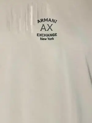 Armani Exchange Logo-print Cotton T-shirt - Neutrals