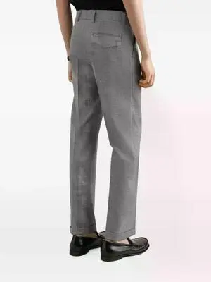 Dolce & Gabbana Houndstooth-pattern Tailored Trousers